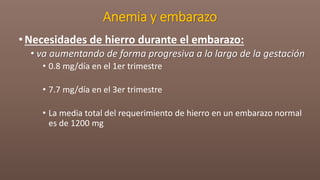 anemia en el embarazo, obtetricia nuni.pptx