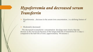 Anemia of chronic disease | PPTX