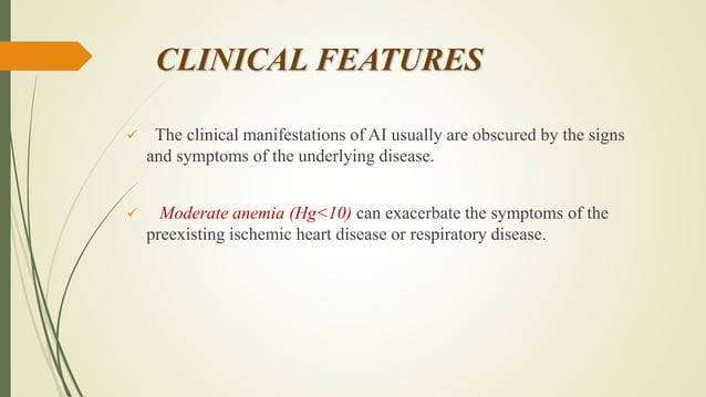 Anemia of chronic disease | PPTX | Blood Disorders | Diseases and ...