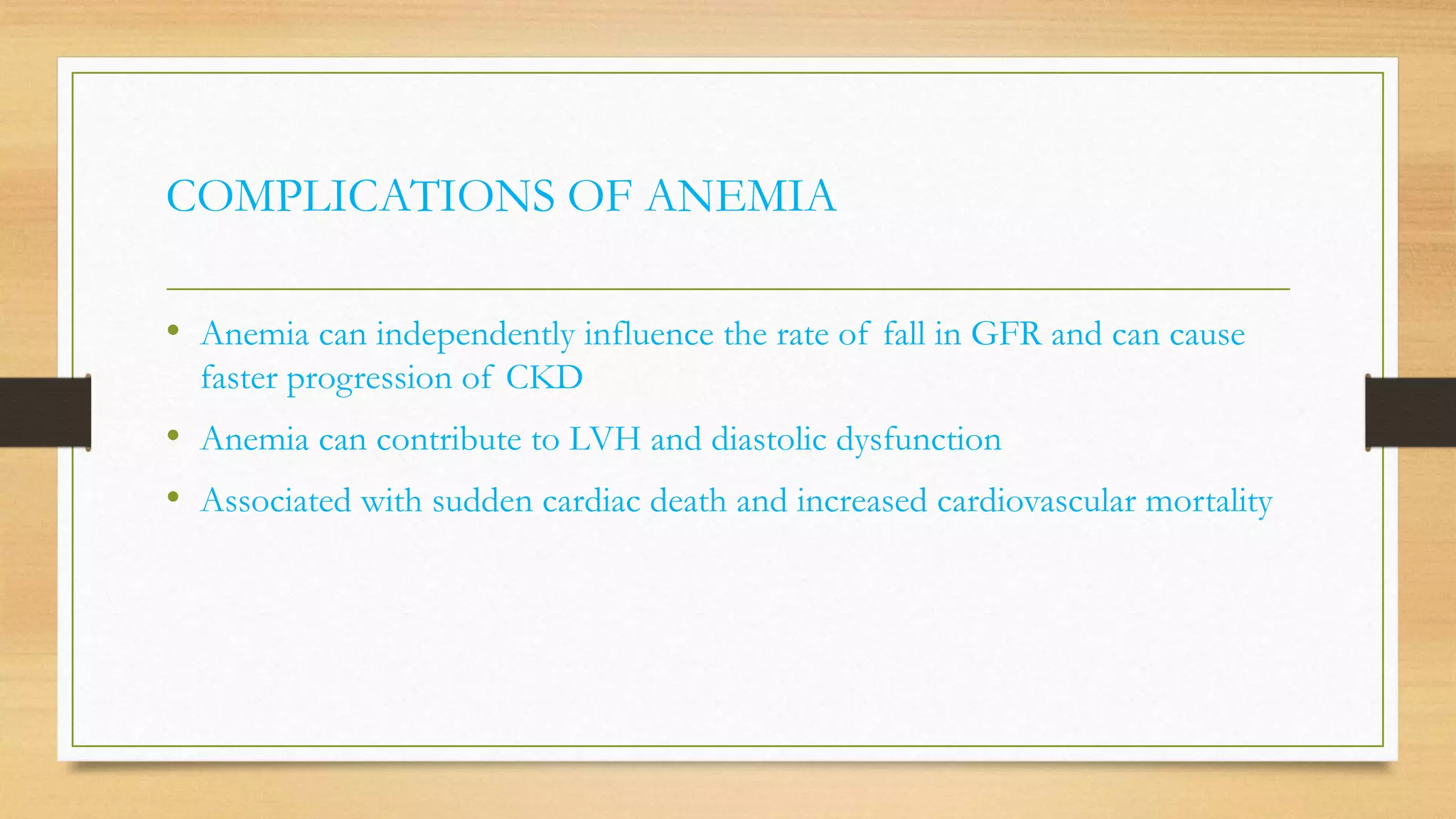 ANEMIA OF CKD.pptx by Dr. Manuel Davis | PPTX