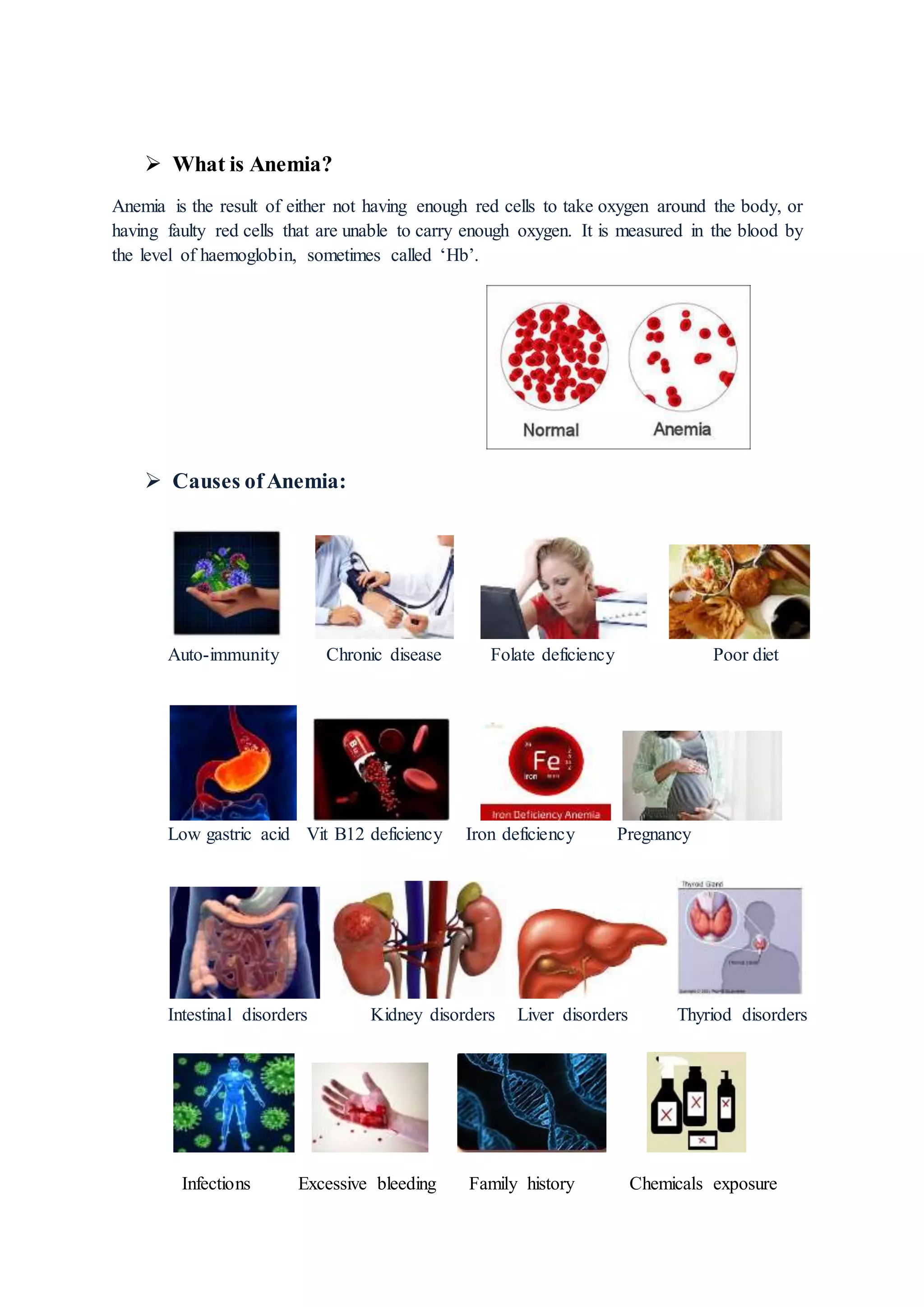 Anemia patient information leaflet | DOCX
