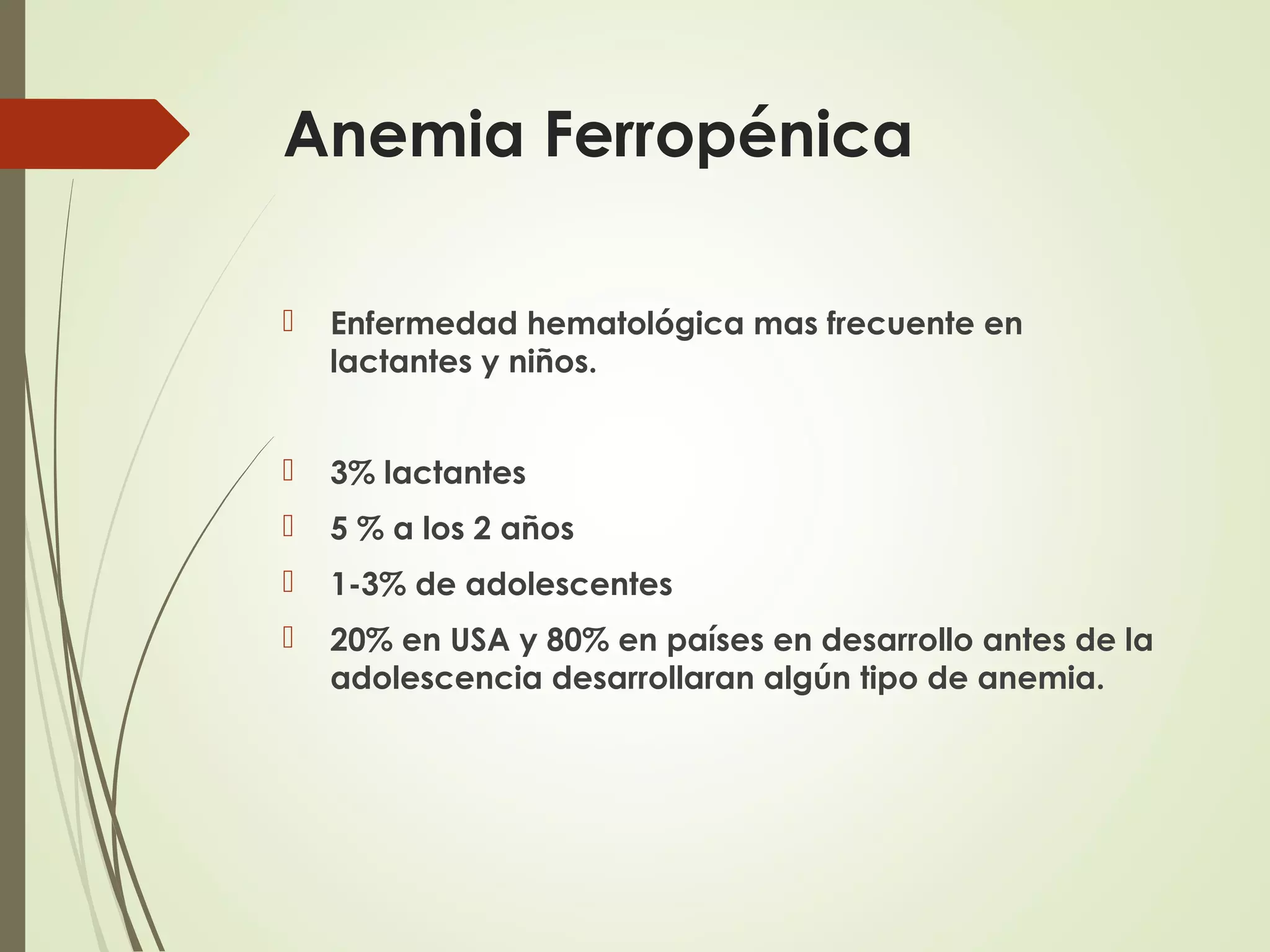 Anemia por déficit de hierro mt | PPT