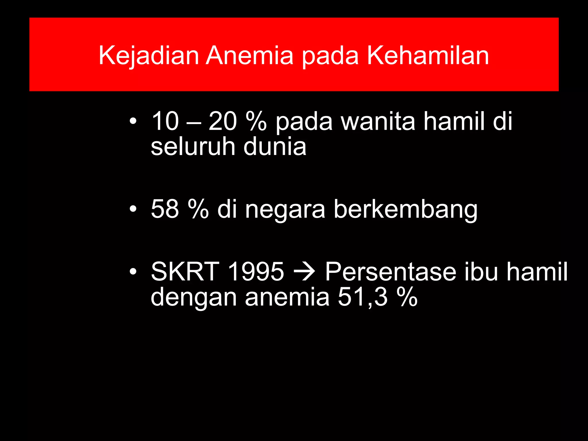 Anemia power point | PPTX