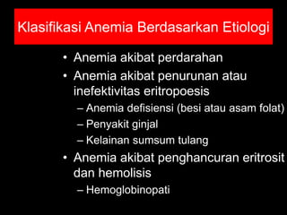 Anemia power point | PPTX