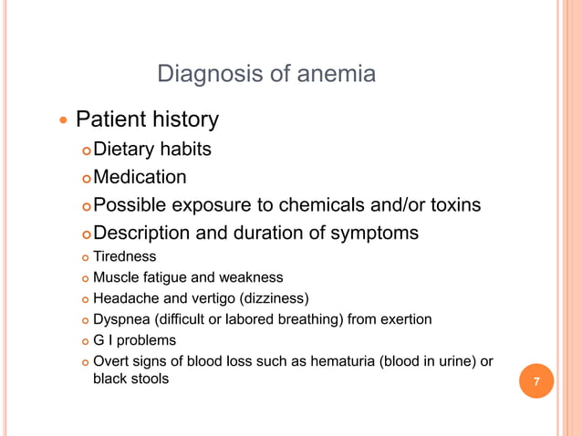 Anemia ppt | PPT