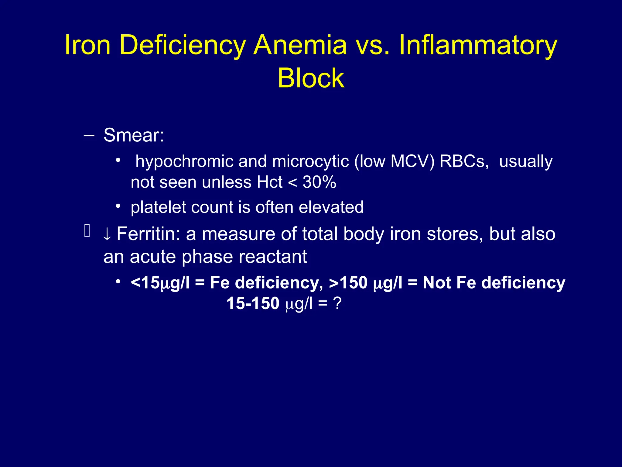 Iron deficiency anemia , overview, management | PPT
