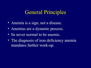 Iron deficiency anemia , overview, management | PPT
