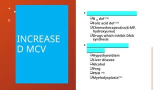 anemia: A Quick Interpretation and Approach.pptx