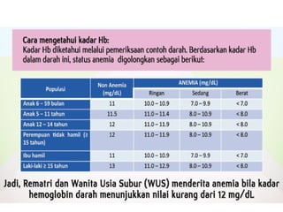 PPT ANEMIA DAN TABLET TAMBAH DARAH REMATRI | PPT