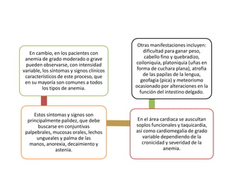 ANEMIA EN PEDIATRIA | PPTX