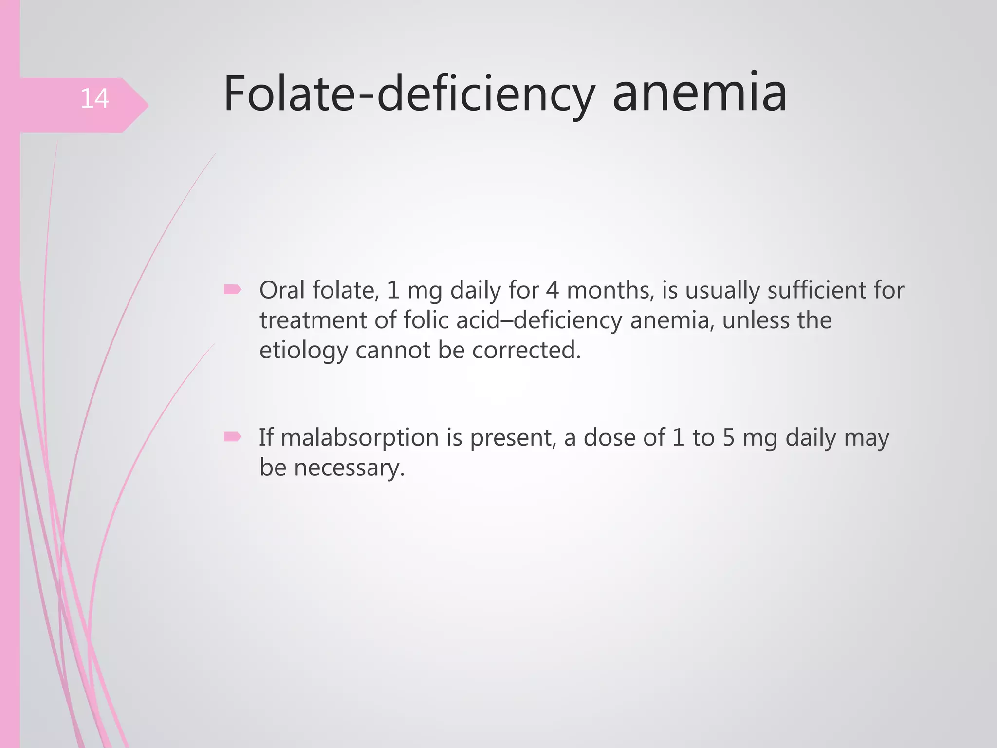 Anemias - Pharmacotherapy | PPTX