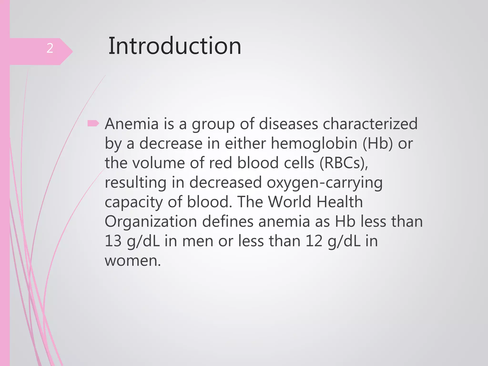 Anemias - Pharmacotherapy | PPTX