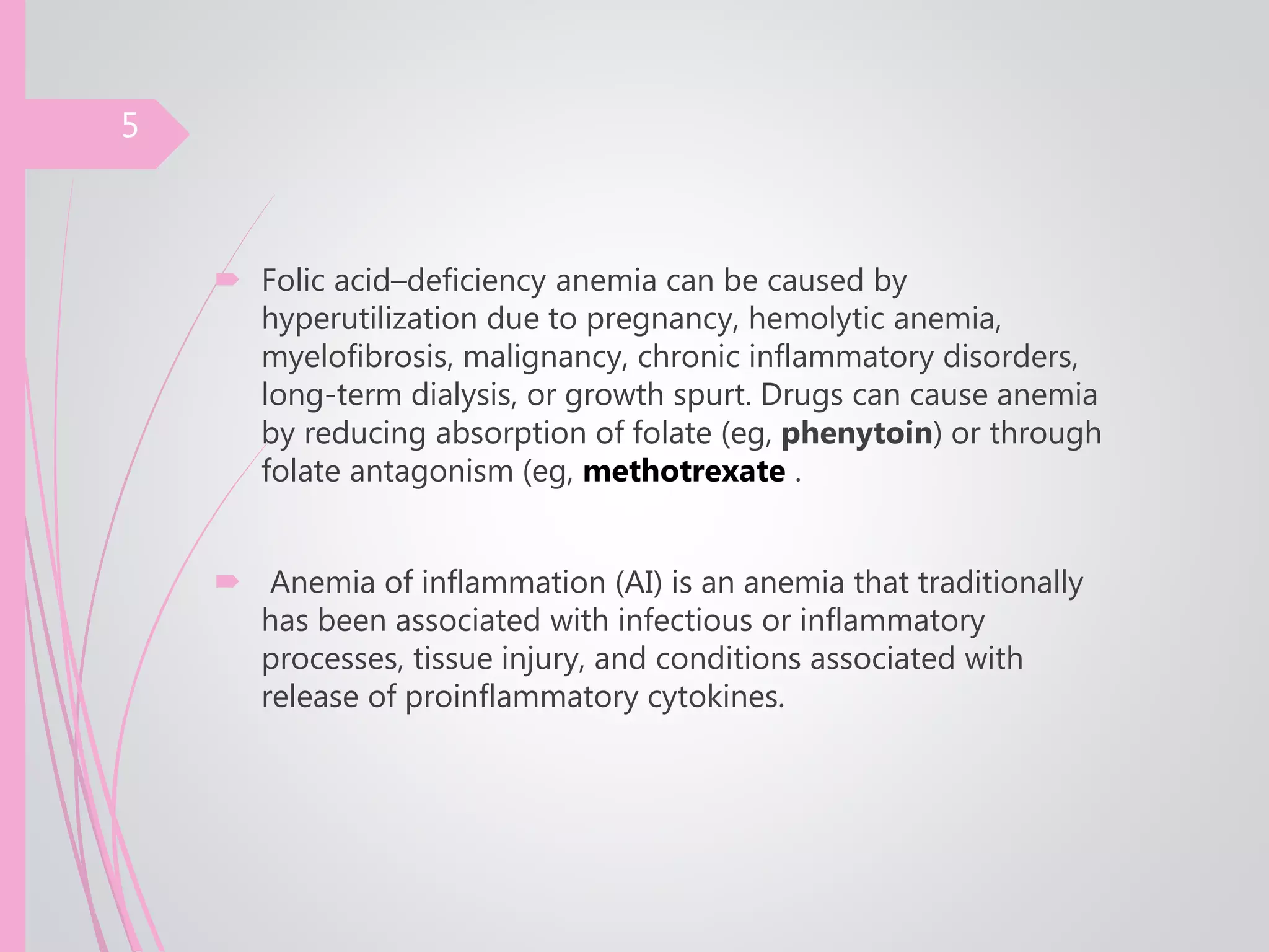 Anemias - Pharmacotherapy | PPTX