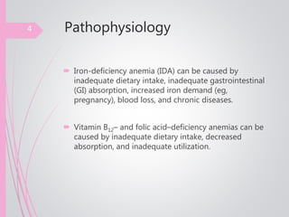 Anemias - Pharmacotherapy | PPTX