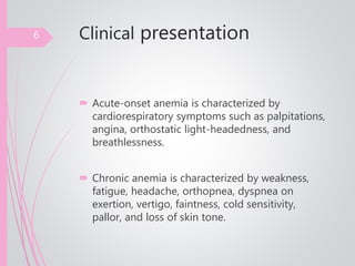 Anemias - Pharmacotherapy | PPTX