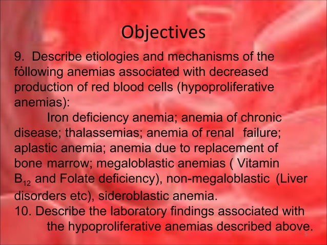 Anemias interpretation of cbc 2010rev | PPT