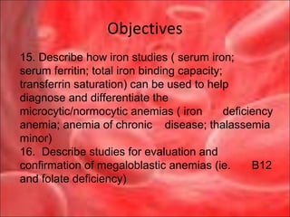Anemias interpretation of cbc 2010rev | PPT