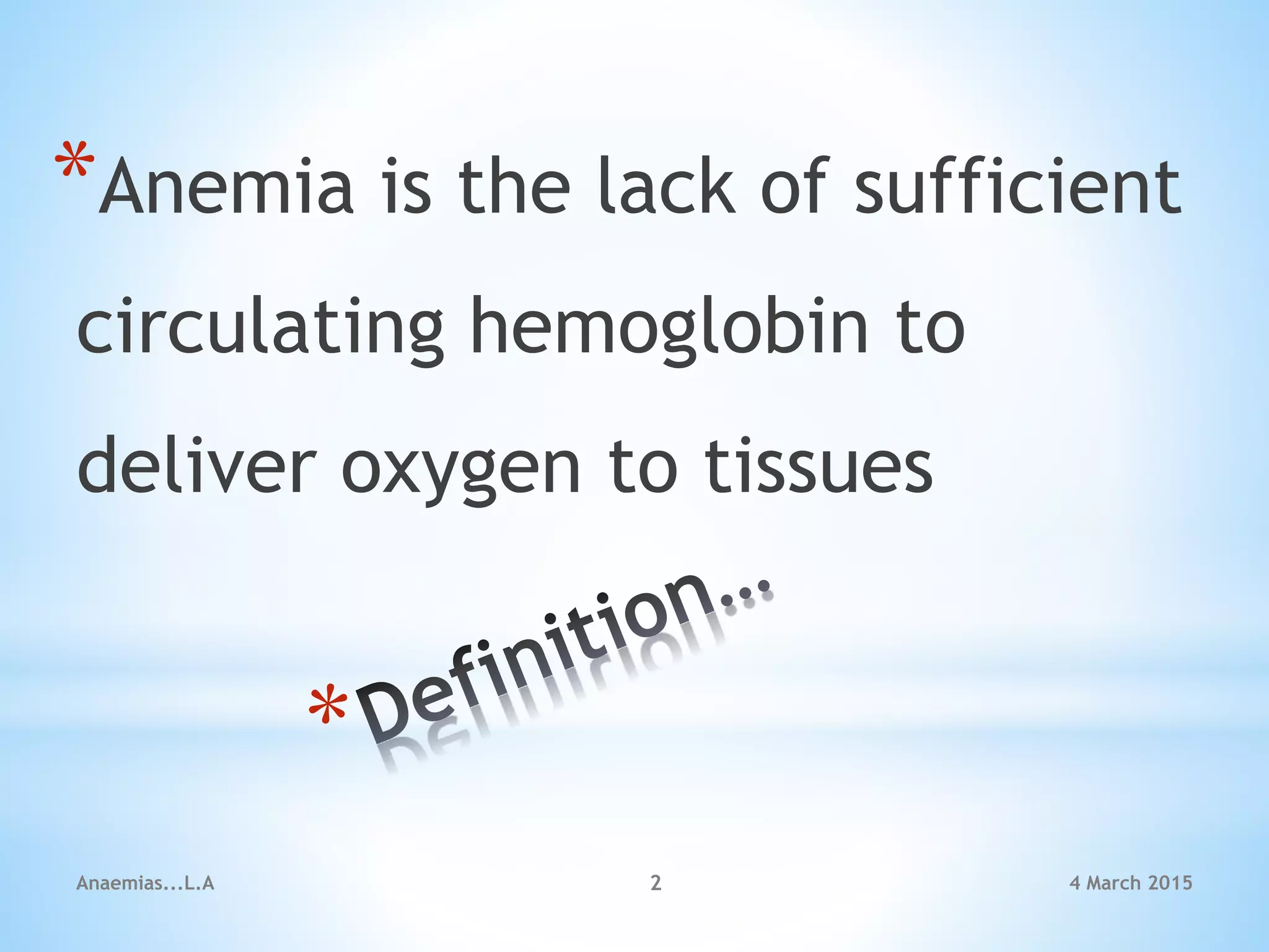 Anemias | PPT