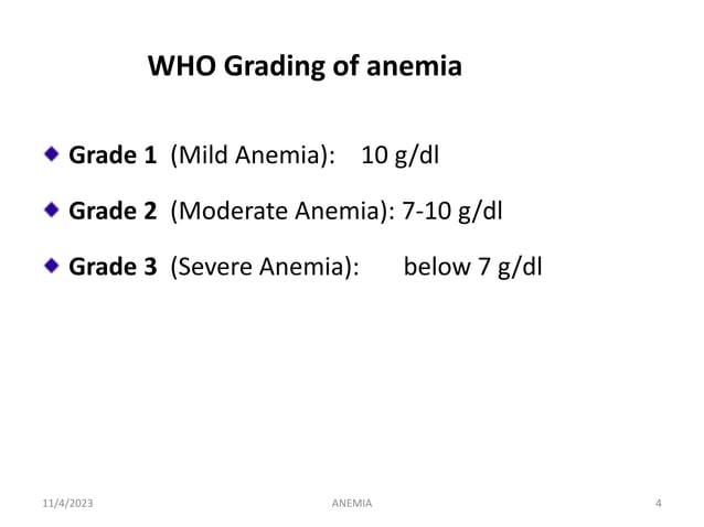 Anemia SEMINAR PPT.pptx | Blood Disorders | Diseases and Conditions