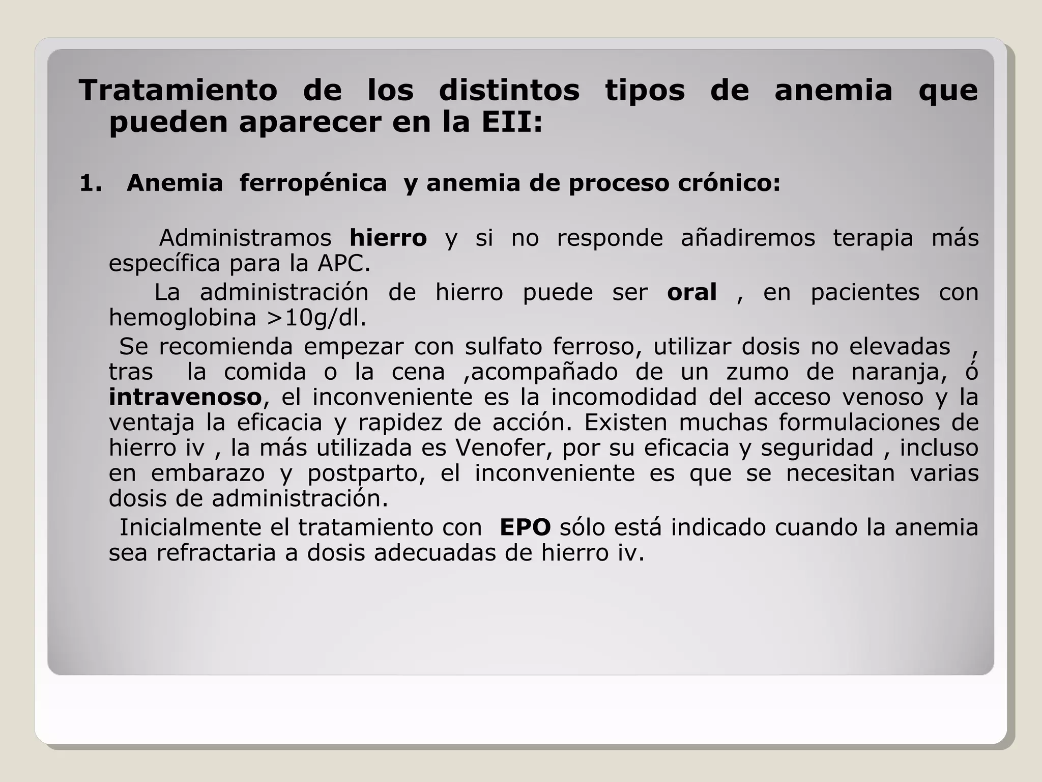 (2012-11-13) Anemias en patología digestiva (ppt) | PPT