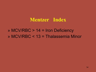 Anemia in children | PPTX | Blood Disorders | Diseases and Conditions