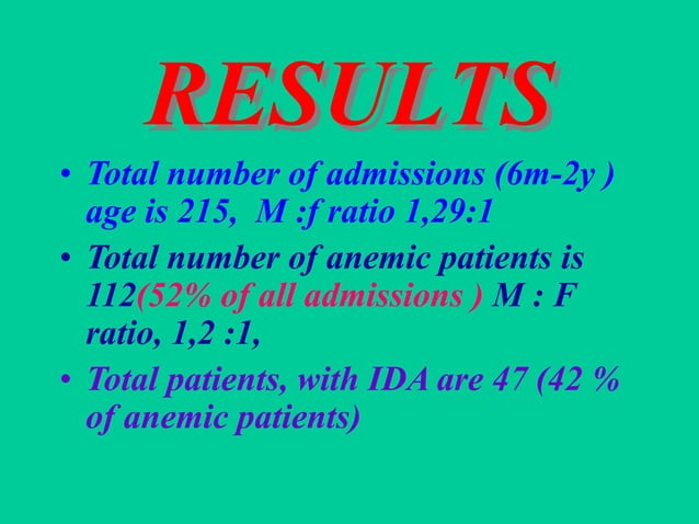 anemia studY.ppt | Free Download
