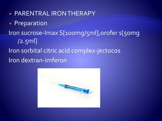 Anemia in Pregnancy | PPTX