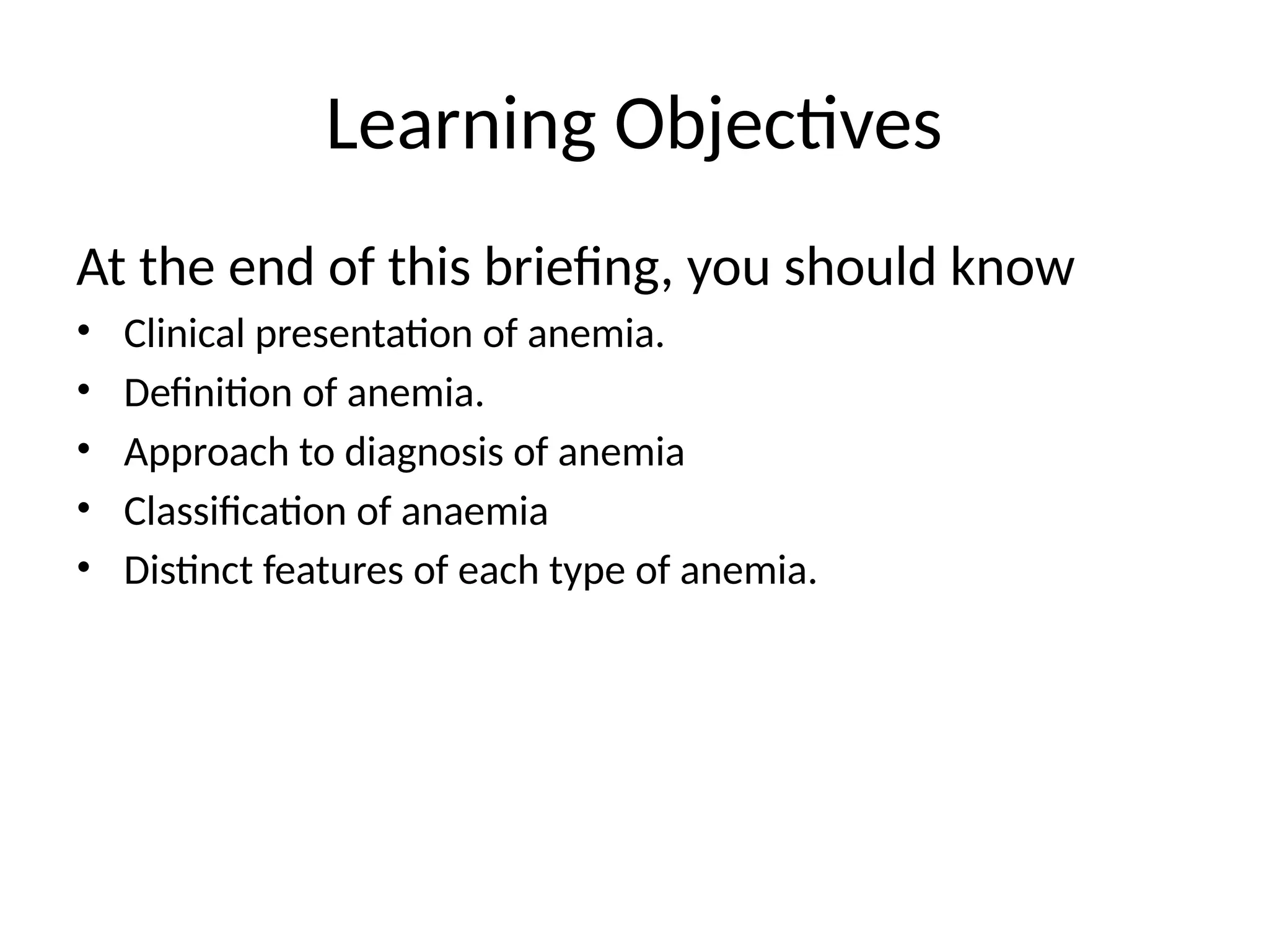 Anemia update diagnosis and management .pptx