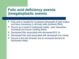 Anemia with pregnancy | PPT