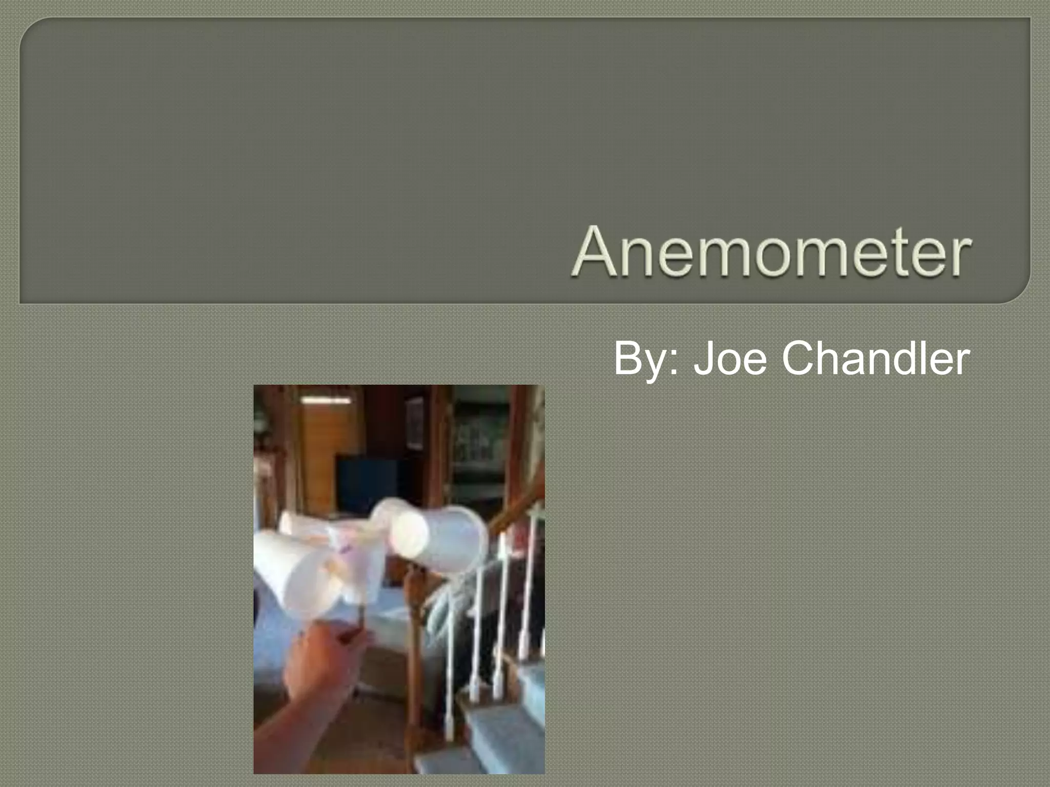 Anemometer | PPTX