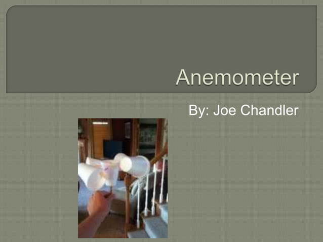 Anemometer | PPTX