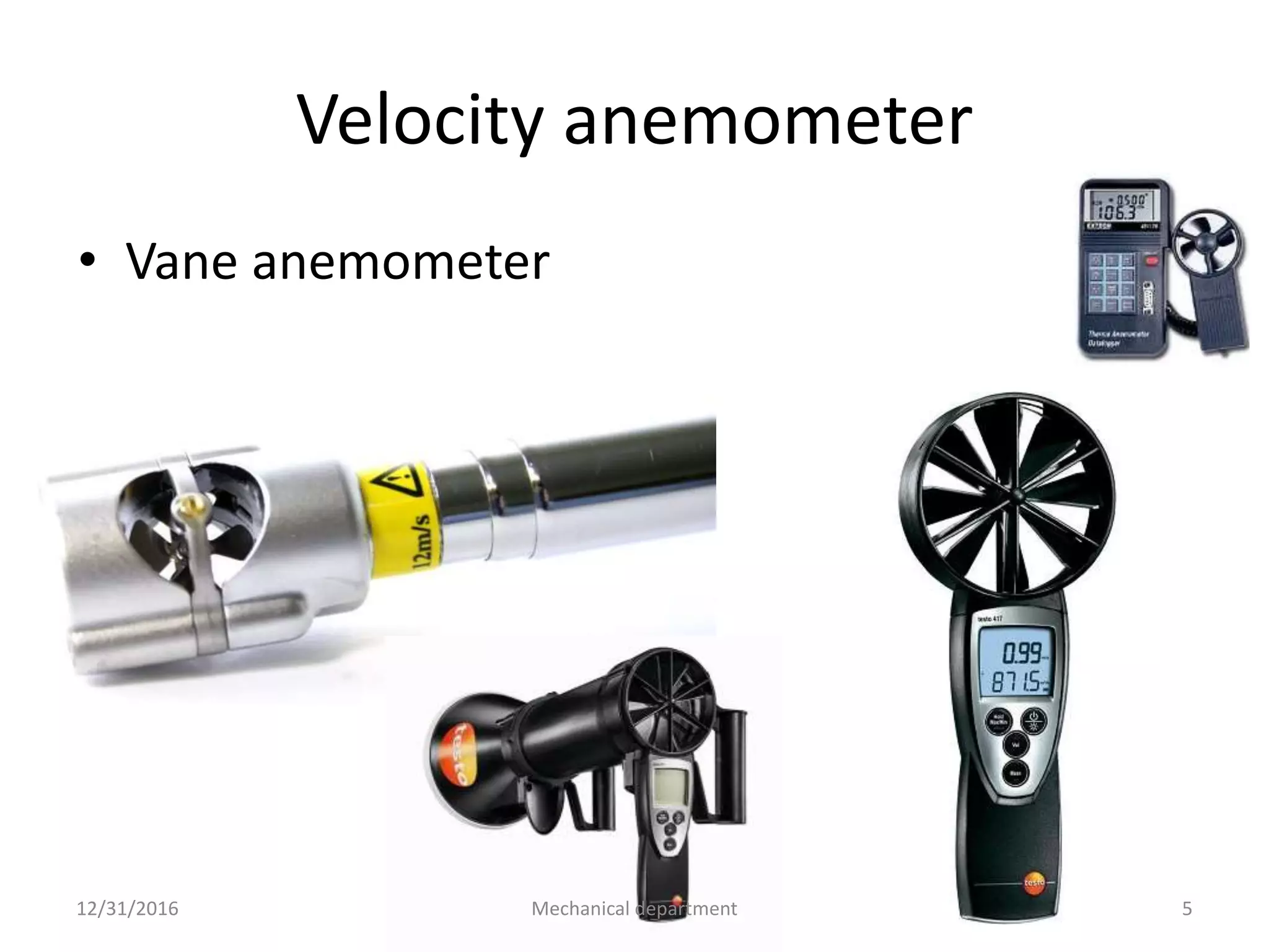 Temperature sensor /Anemometer | PPT