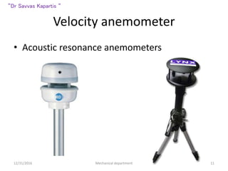 Temperature sensor /Anemometer | PPTX