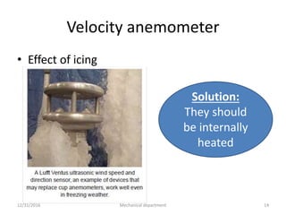 Temperature sensor /Anemometer | PPT