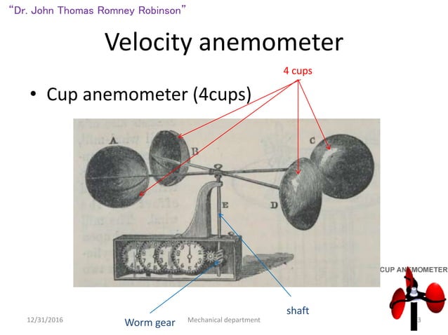 Temperature sensor /Anemometer | PPT