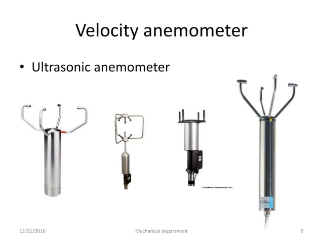 Temperature sensor /Anemometer | PPT