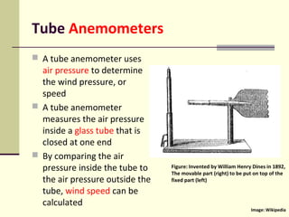 Anemometer interstellar | PPT | Weather | Science