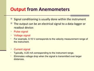 Anemometer interstellar | PPT