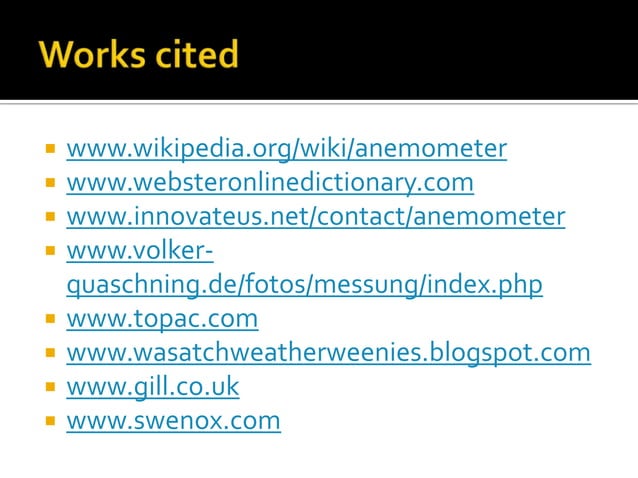 Anemometer Pd. 4 | PPTX