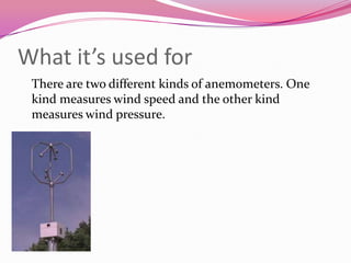 Anemometers pd2 | PPTX | Physics | Science