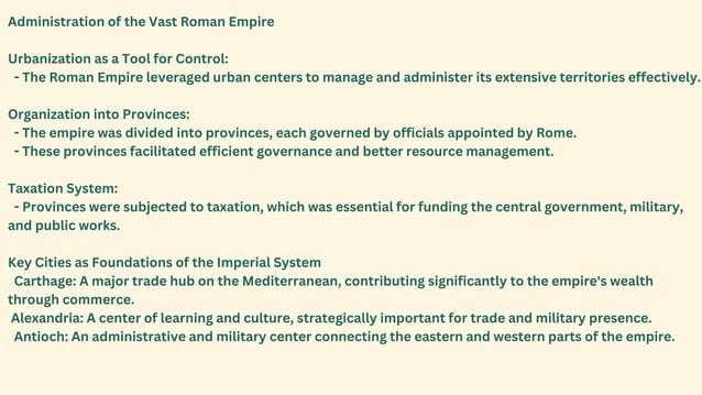 an empire across three continents (roman empire) | PPTX