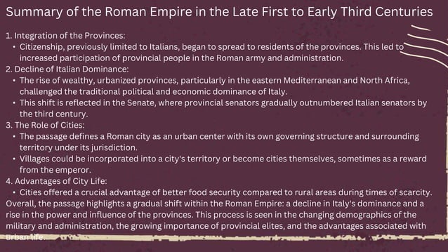 an empire across three continents (roman empire) | PPTX
