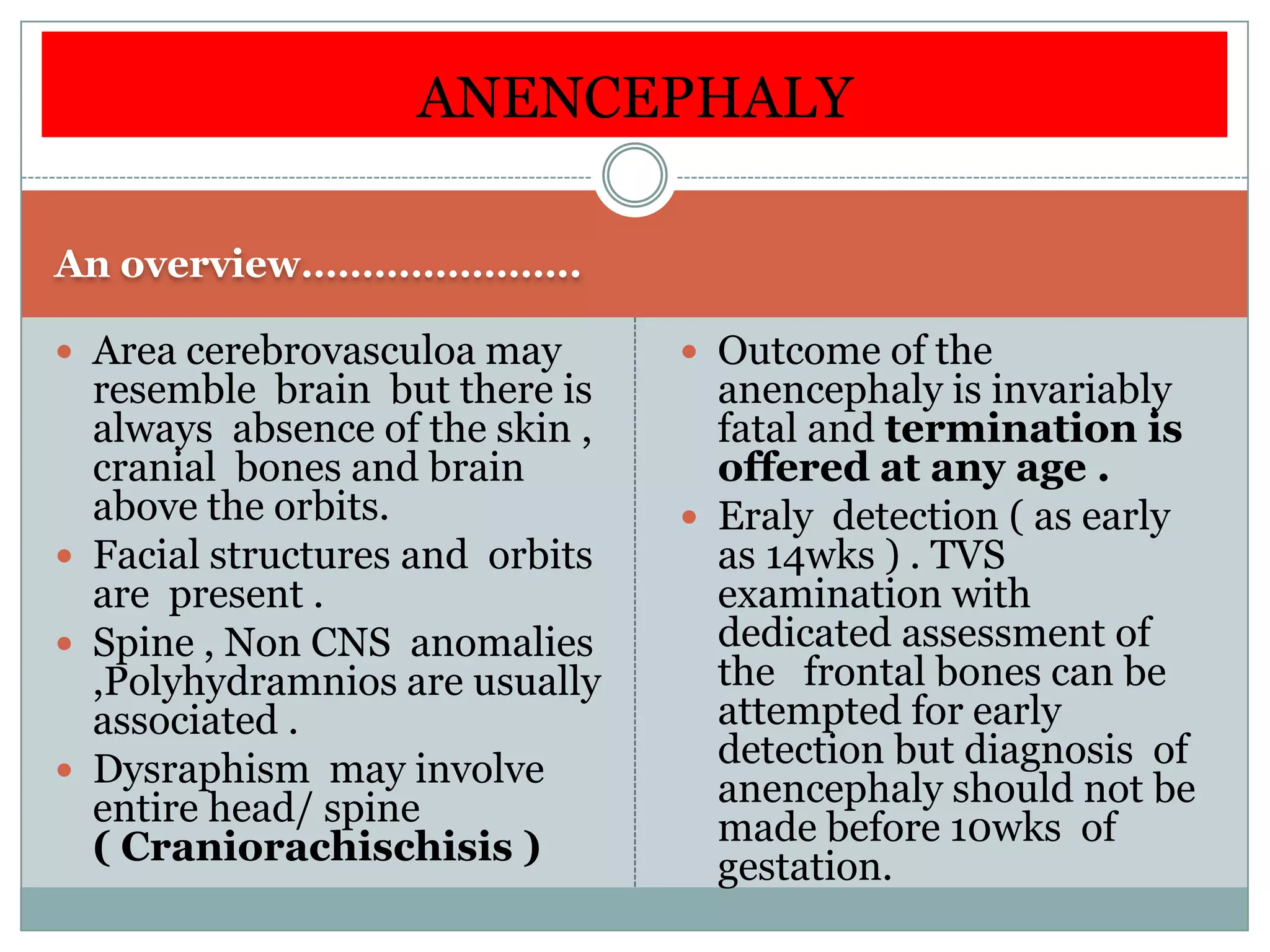 Anencephaly | PPTX
