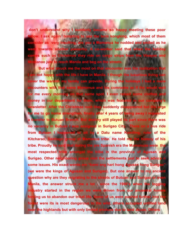 An Encounter With The Mamanu | DOCX | Injuries | Diseases and Conditions
