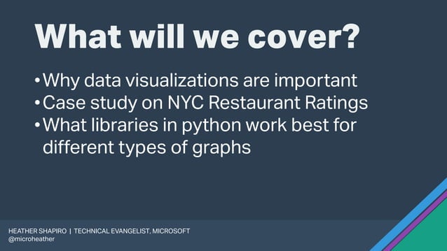 An End to Boring Data with Visualizations in Python | PPT