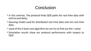 An Energy Aware QOS Routing Protocol | PPT
