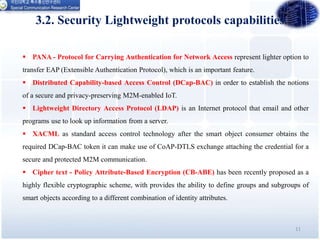An energy efficiency analysis of lightweight security protocols | PPTX ...
