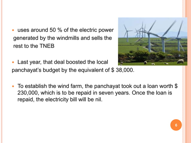 An energy self sufficient village | PPTX | Power and Energy Industry ...