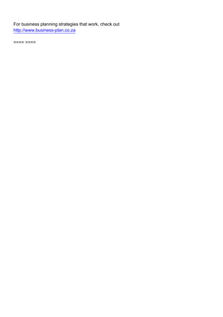 An Engineering Business Plan | PDF