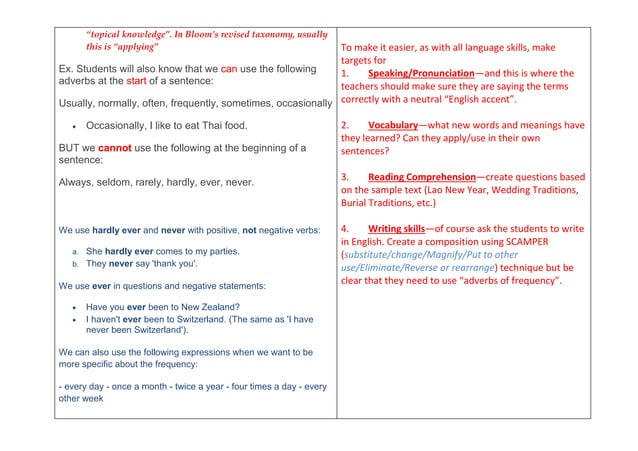 a first attempt at UbD Lesson Plan with some comments | PDF | Homework ...